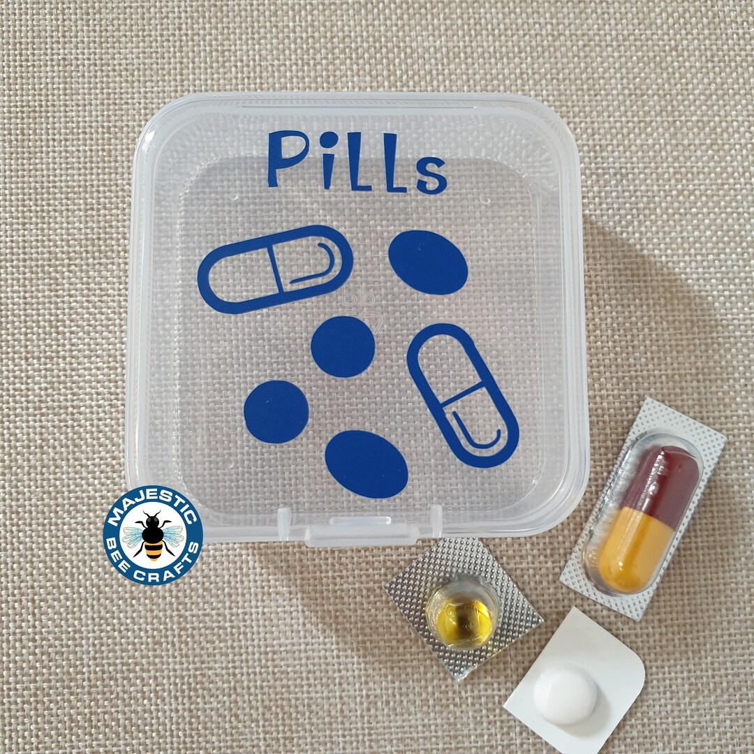 Small Pill Container | Pocket Medicine Storage - Type 1 - Diabetes Bag ...