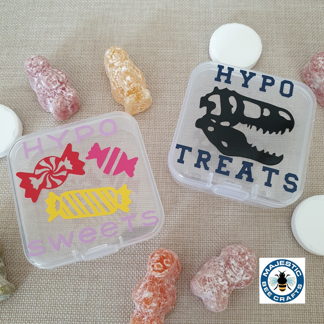 Diabetic Hypo Sweets Small Storage Container: Pocket Size & Portable ...