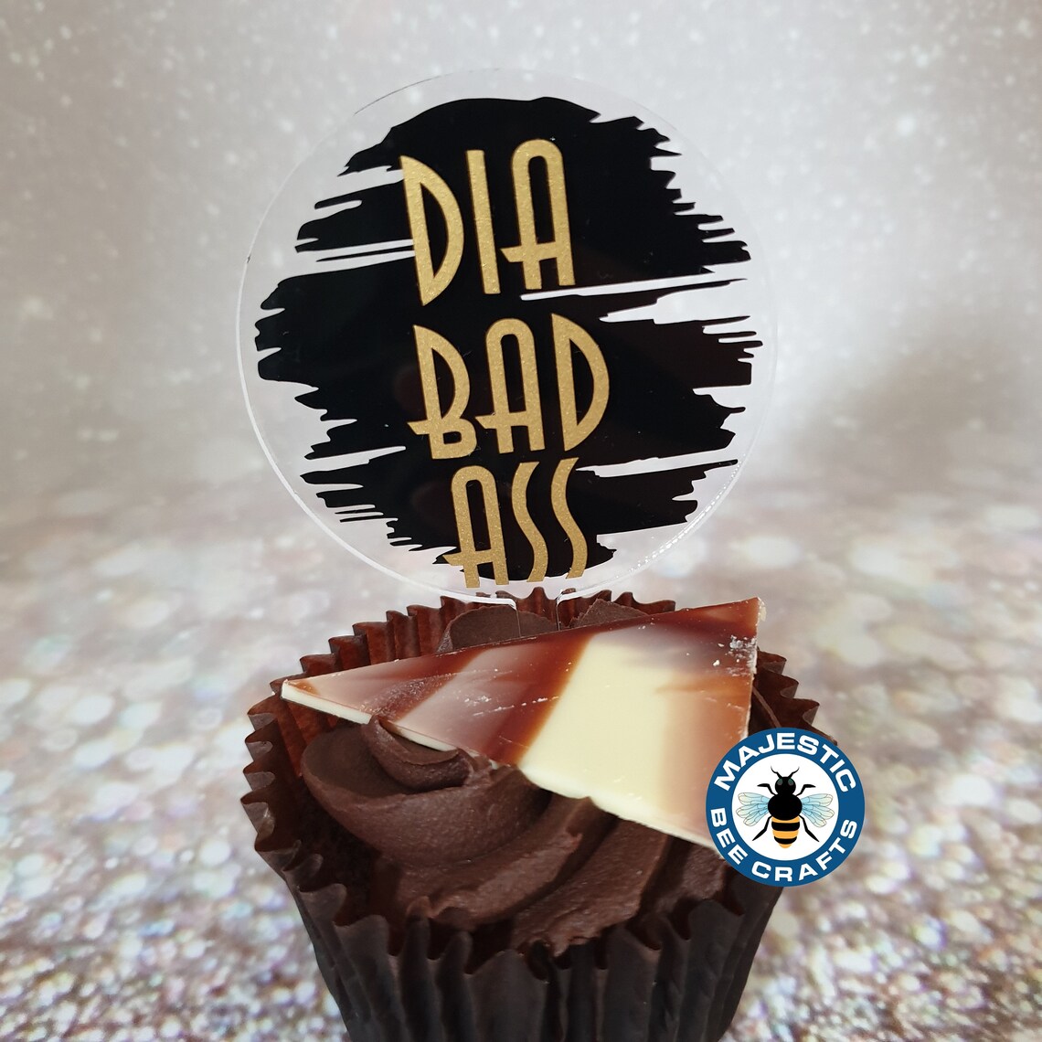 Happy Diaversary Acrylic Cupcake Toppers various Designs | Etsy