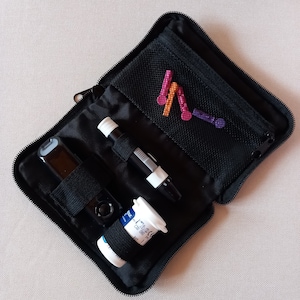 Diabetes Blood Glucose Meter Case Various Fabrics | Type 1 Diabetes ...