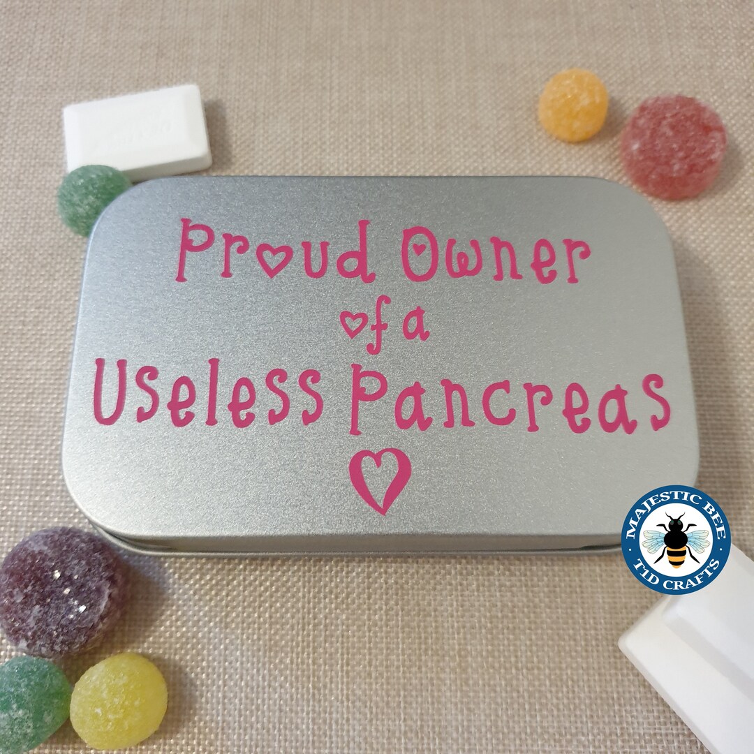 Diabetic Hypo Treats/sweets Portable Tin Container - Proud Owner of a ...