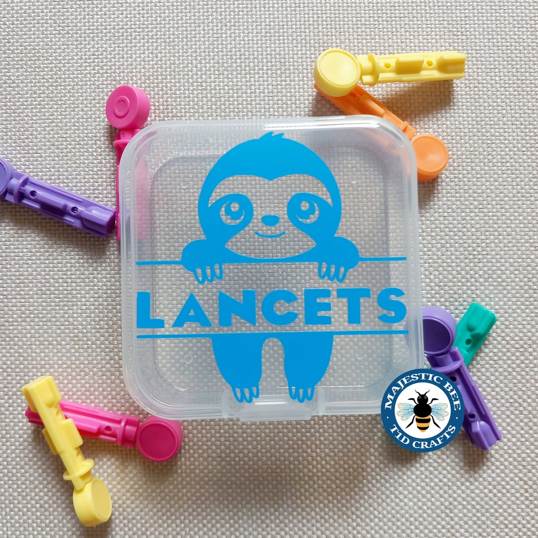 Diabetic Lancets Storage Small Container for Handbag/pocket/bag ...