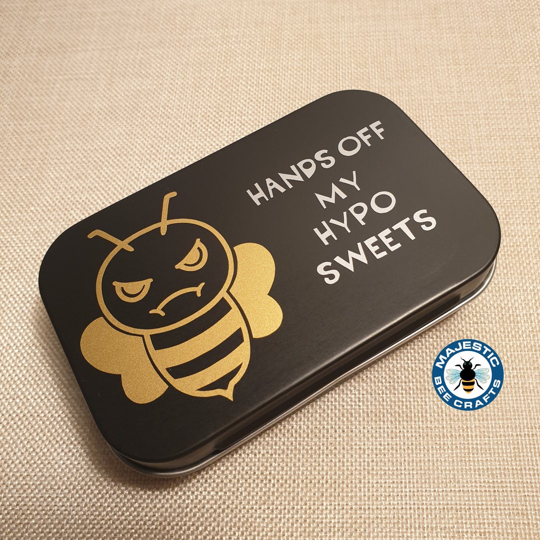 Diabetic Hypo Treats/sweets Portable Tin Container Perfect for Handbag ...