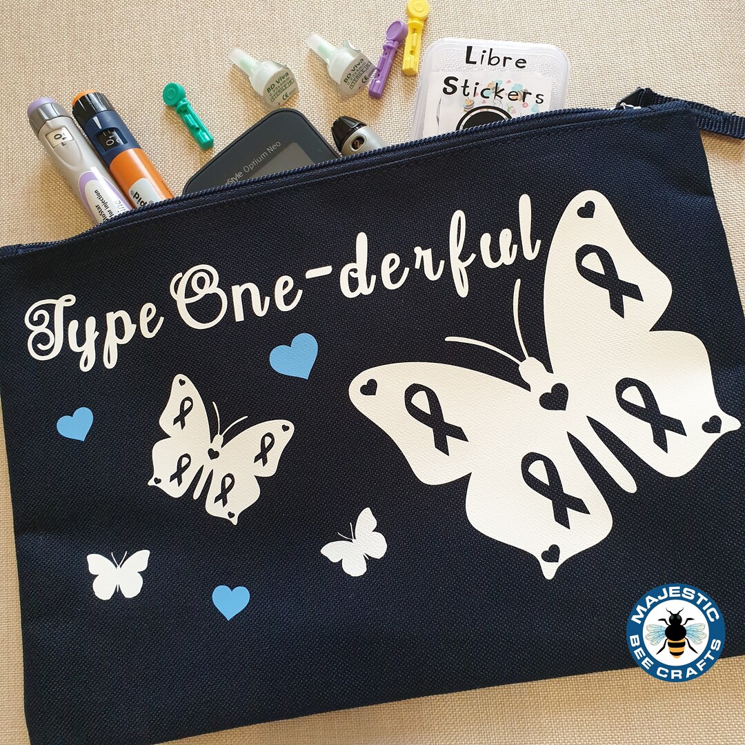 Type One-derful Diabetes Supply Bag: T1D Travel Kit, Diabetic Storage ...