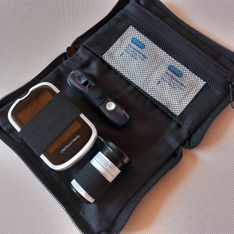 Diabetes Blood Glucose Meter Case Hearts | Type 1 Diabetes | Type 2 ...
