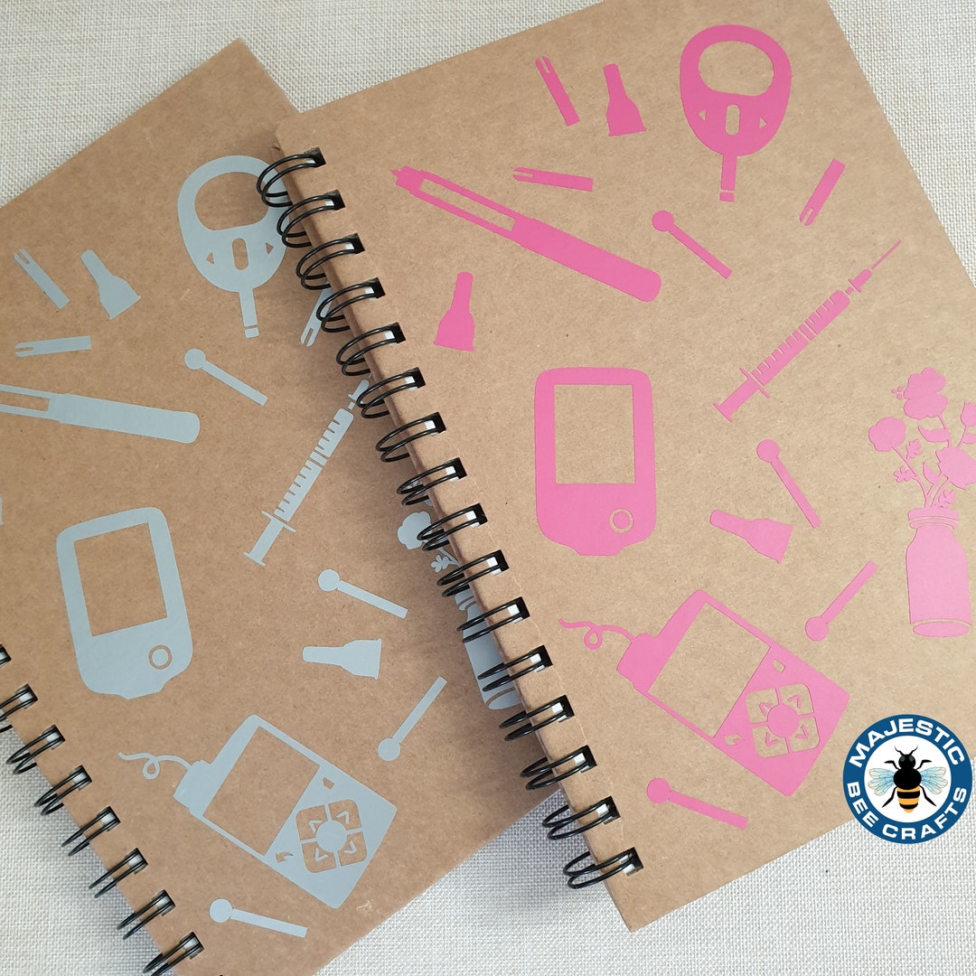 Diabetic, Diabetes Themed Notebook, A5 Kraft Lined Journal various ...