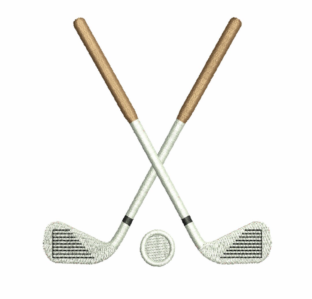Golf Club Embroidery File - Etsy
