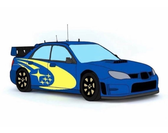 Subaru Wrx Embroidery File | Etsy