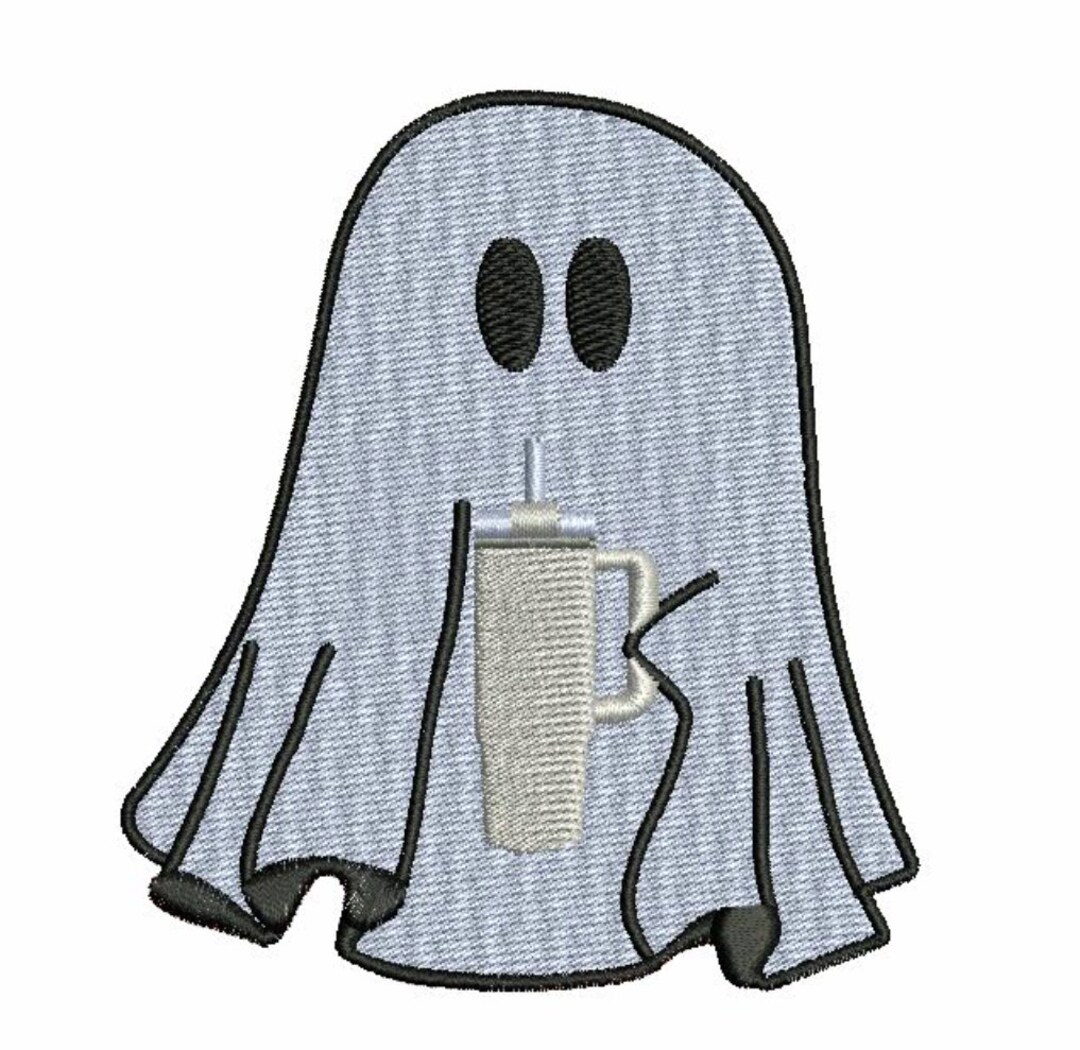 Stanley Ghost Embroidery File - Etsy