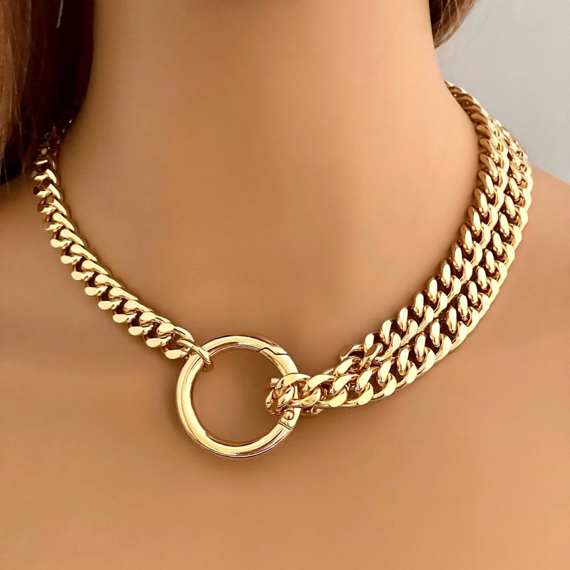 Chunky Gold Chain - Etsy