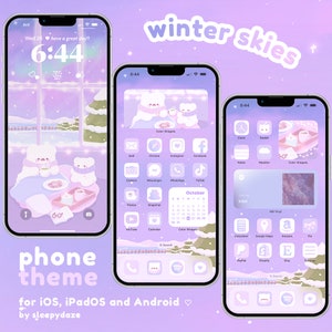 Winter Skies Ios / Ipados / Android Theme - Etsy