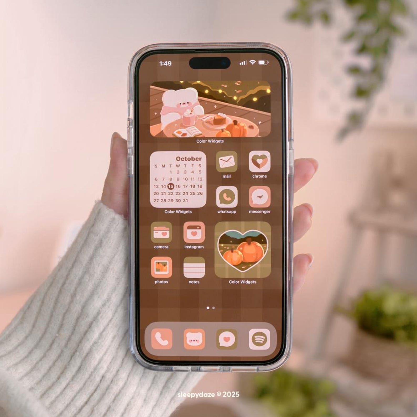 Pumpkin Spice Ios / Ipados / Android Theme - Etsy