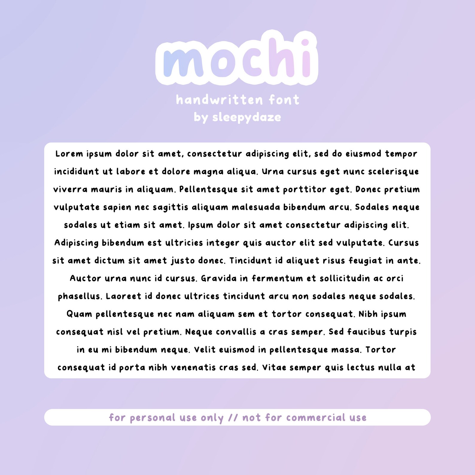 Mochi Cute Handwritten Font for Digital Planning and - Etsy