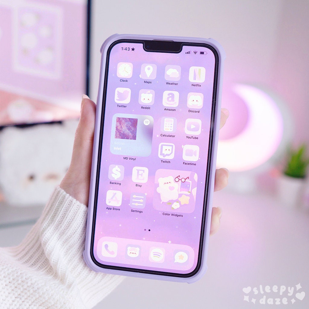 Underneath the Stars Ios / Ipados / Android Theme - Etsy Underneath the Stars Ios / Ipados / Android Theme - Etsy