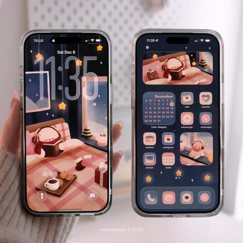 Wallpaper Kawaii Icons - Etsy UK