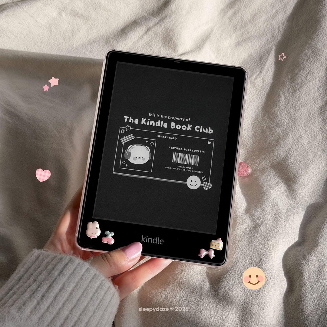 Mochi's Library Card Kindle / Kobo Screensaver - Etsy Australia