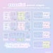 Cute Essential Digital Planner Widget Stickers / Cute Digital Planner ...