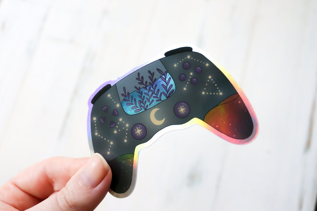 Magical Controller Holographic Sticker Aesthetic Sticker Vinyl Sticker ...
