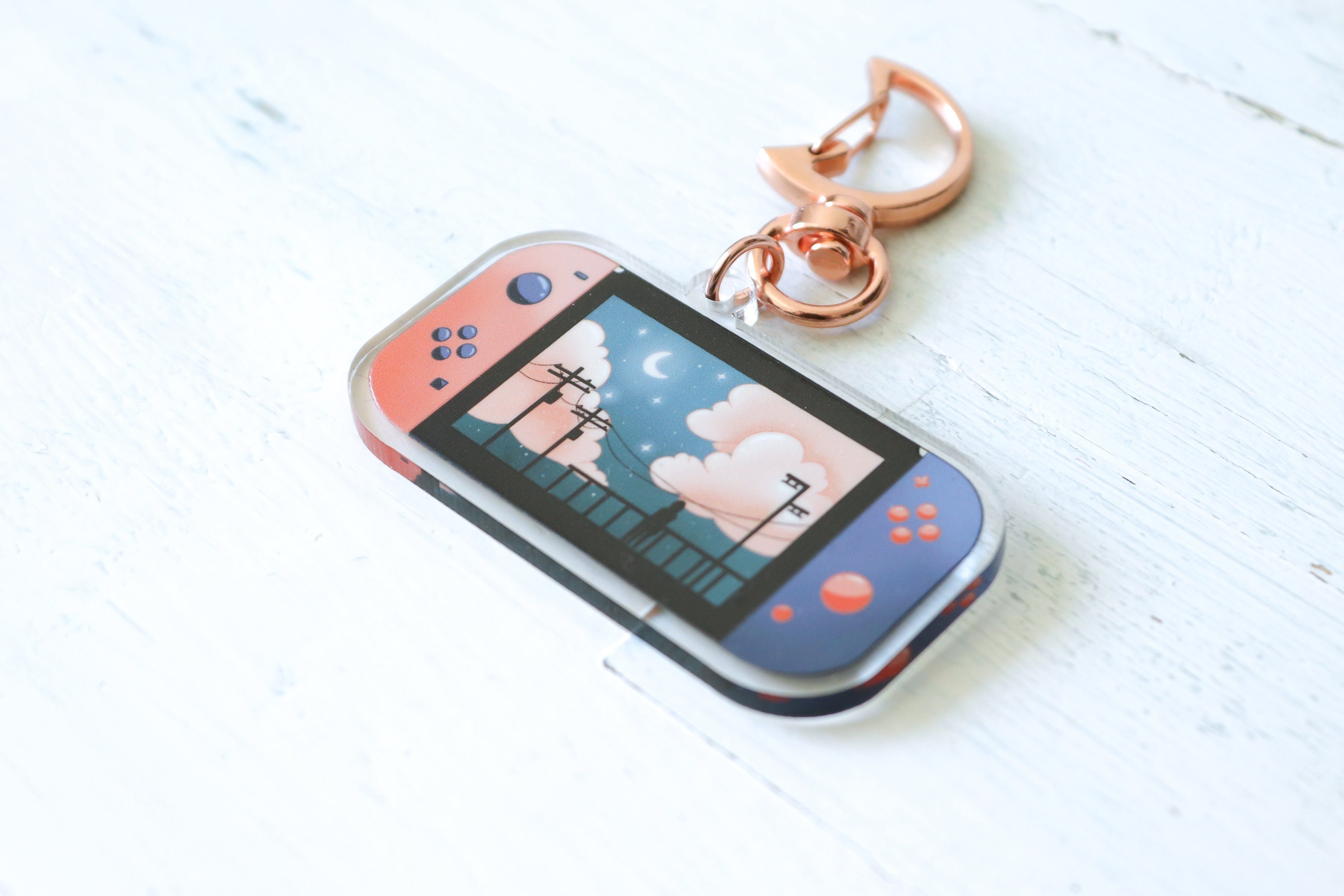 Magical Switch Acrylic Charm Keychain Switch Charm Acrylic | Etsy