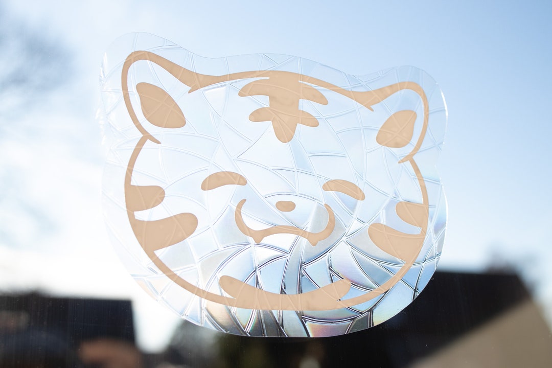 Tiger Suncatcher Sticker Tiger Rainbow Sticker Window Decal Cute Tiger ...