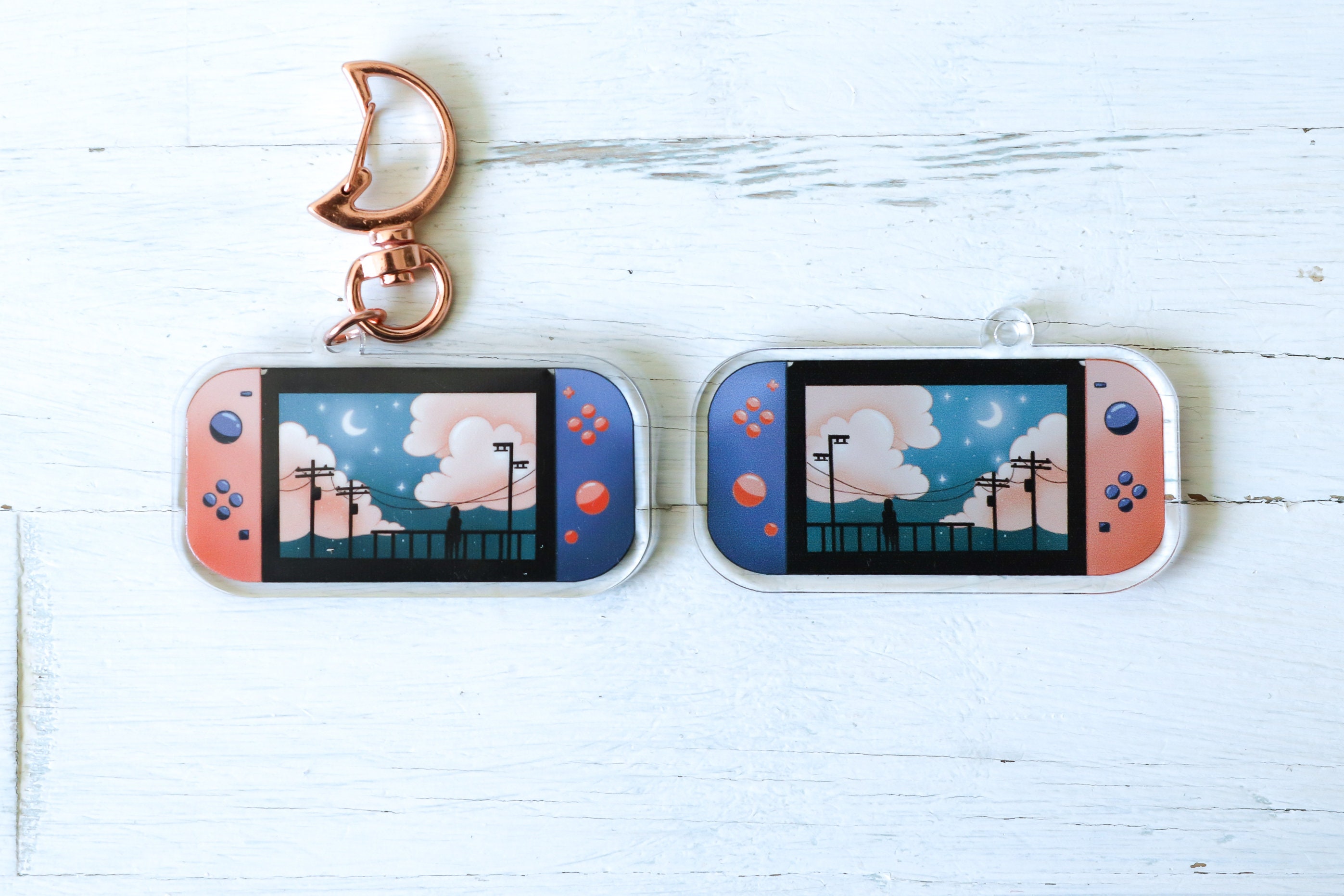 Magical Switch Acrylic Charm Keychain Switch Charm Acrylic | Etsy