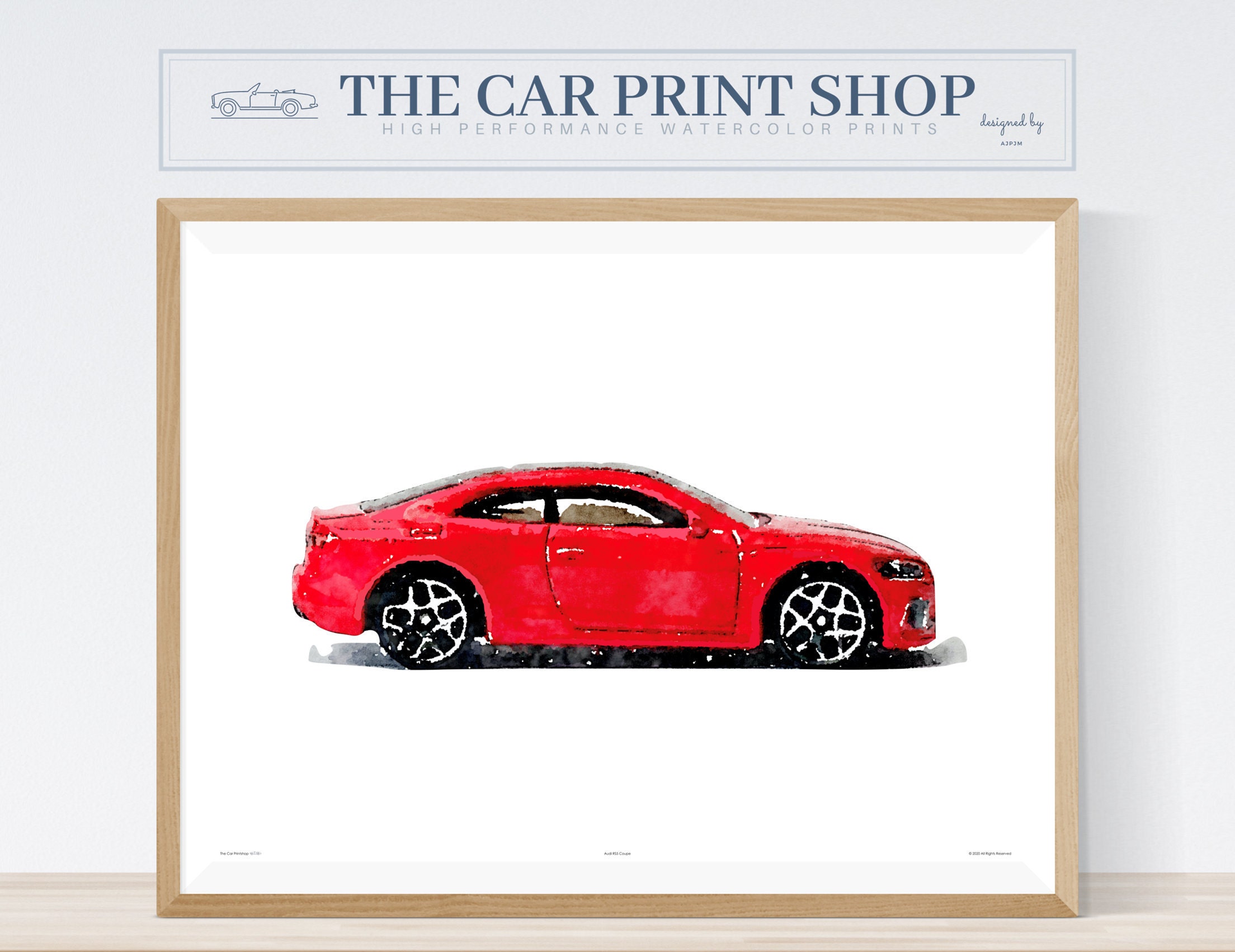 Red Car Print Classic Car Print Transportation Wall Art Boy - Etsy