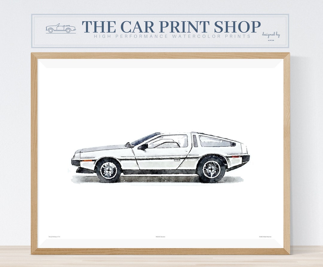 Paint Party Printable Carvintage Car Print, Car Print, Big Boy Room ...