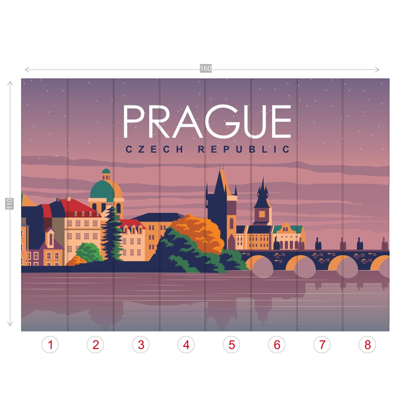 Prague Wanderlust: Custom Peel and Stick Travel Wallpaper - Explore the ...