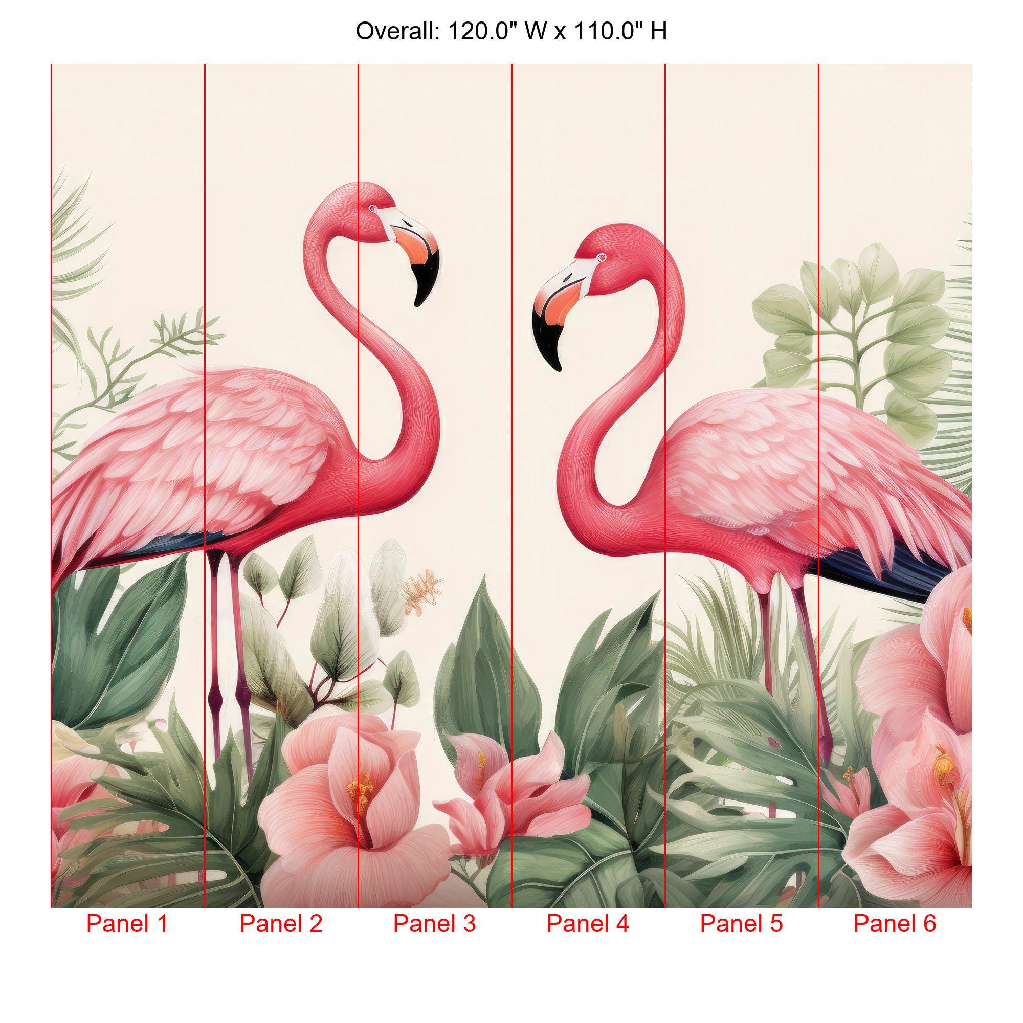 Flamingo Peel And Stick Wallpaper