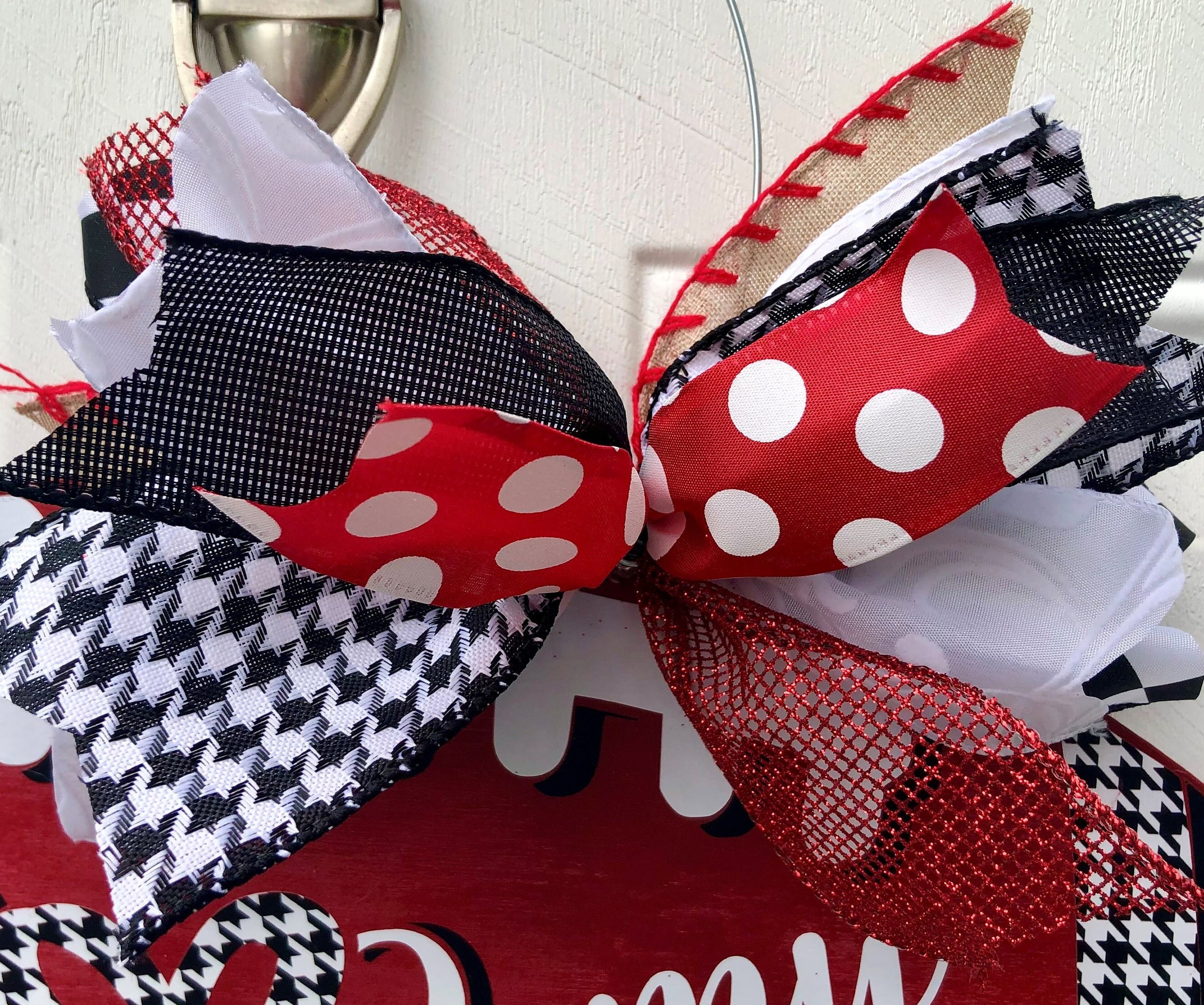 Alabama Football Door Hanger / Crimson Tide Football Fan / Tuscaloosa ...