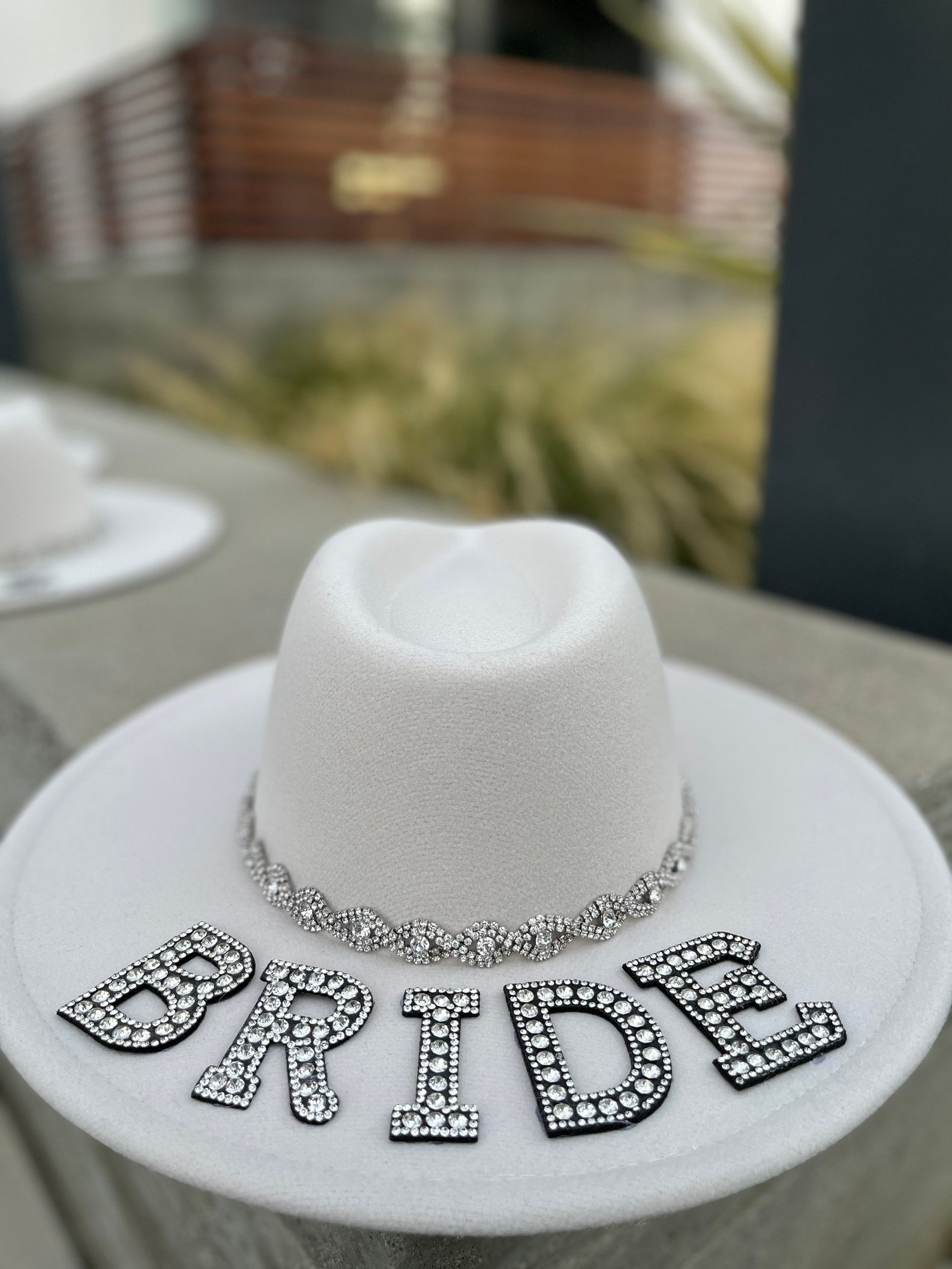 Bride Fedora Bridal Hat Weeding Hat Bridal Shower Gift - Etsy