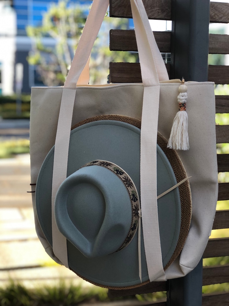 Hat Tote Bag Carry on Travel Bag Vacation Hat Bag - Etsy