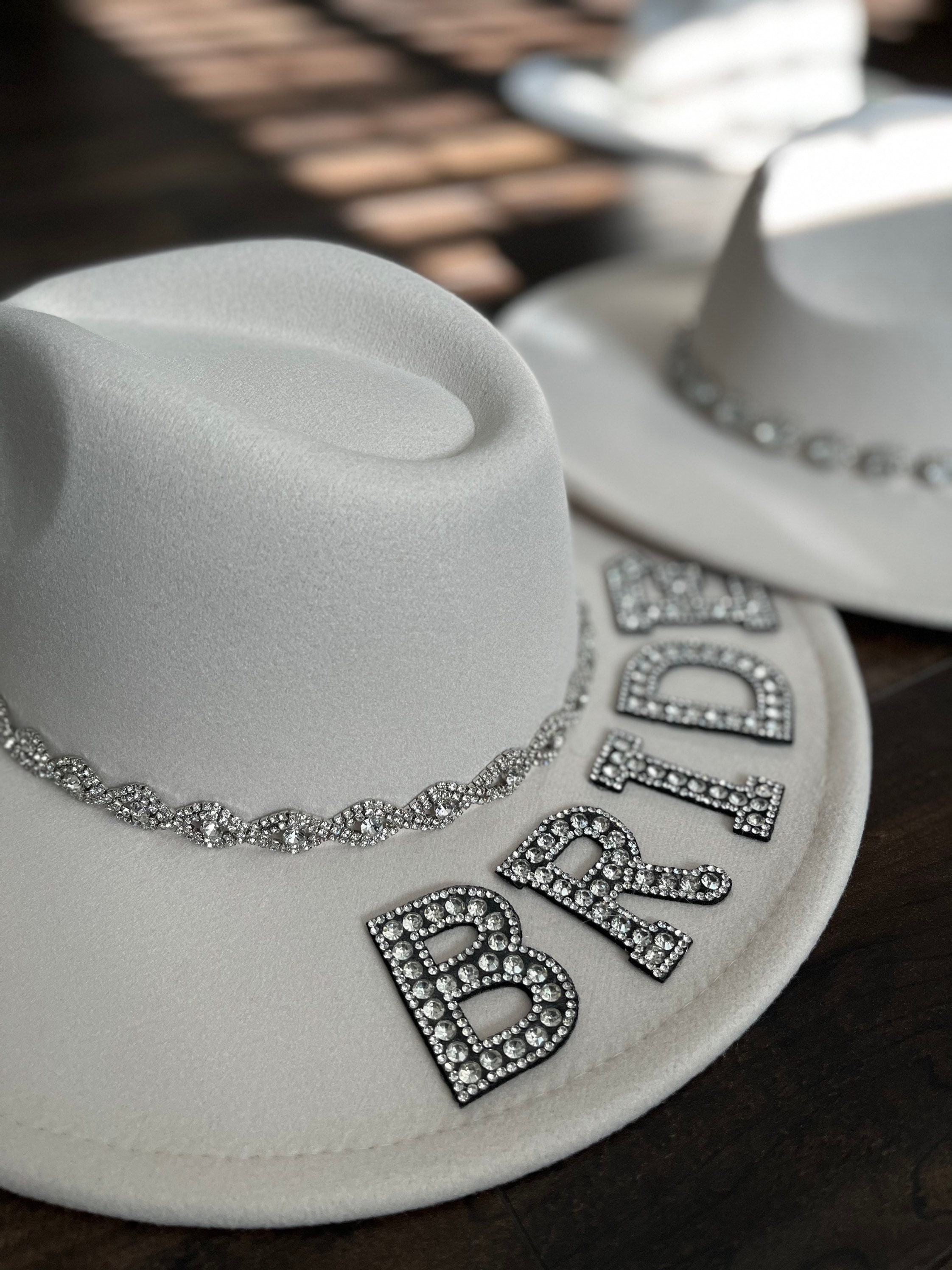 Bride Fedora Bridal Hat Weeding Hat Bridal Shower Gift - Etsy