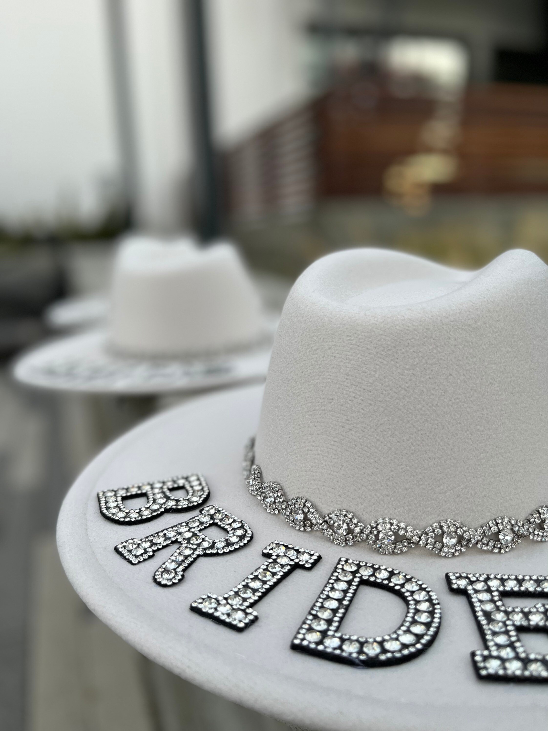 Bride Fedora Bridal Hat Weeding Hat Bridal Shower Gift - Etsy
