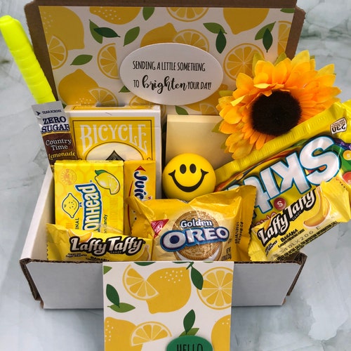 Box of Sunshine Care Package / Sunshine Box / College Dorm | Etsy