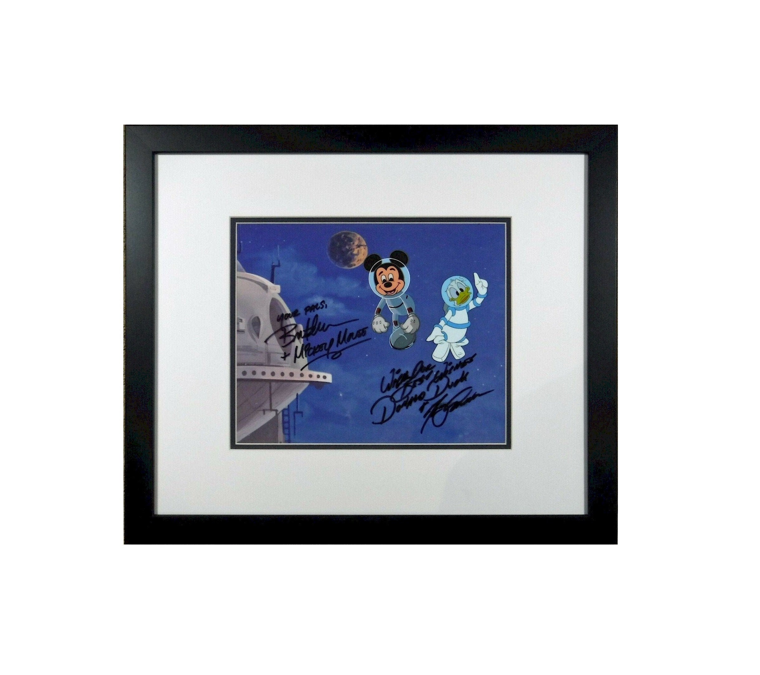 Epcot Mickey Mouse Donald Duck Space Suits Disney Cel Signed - Etsy