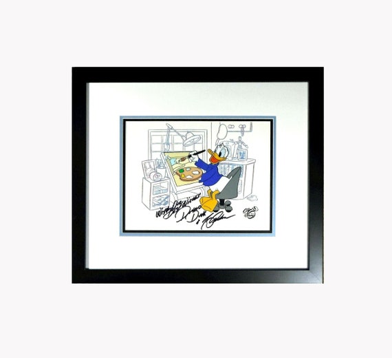 HAND Signed Voice Tony Anselmo MGM Disney Cel Donald Duck | Etsy