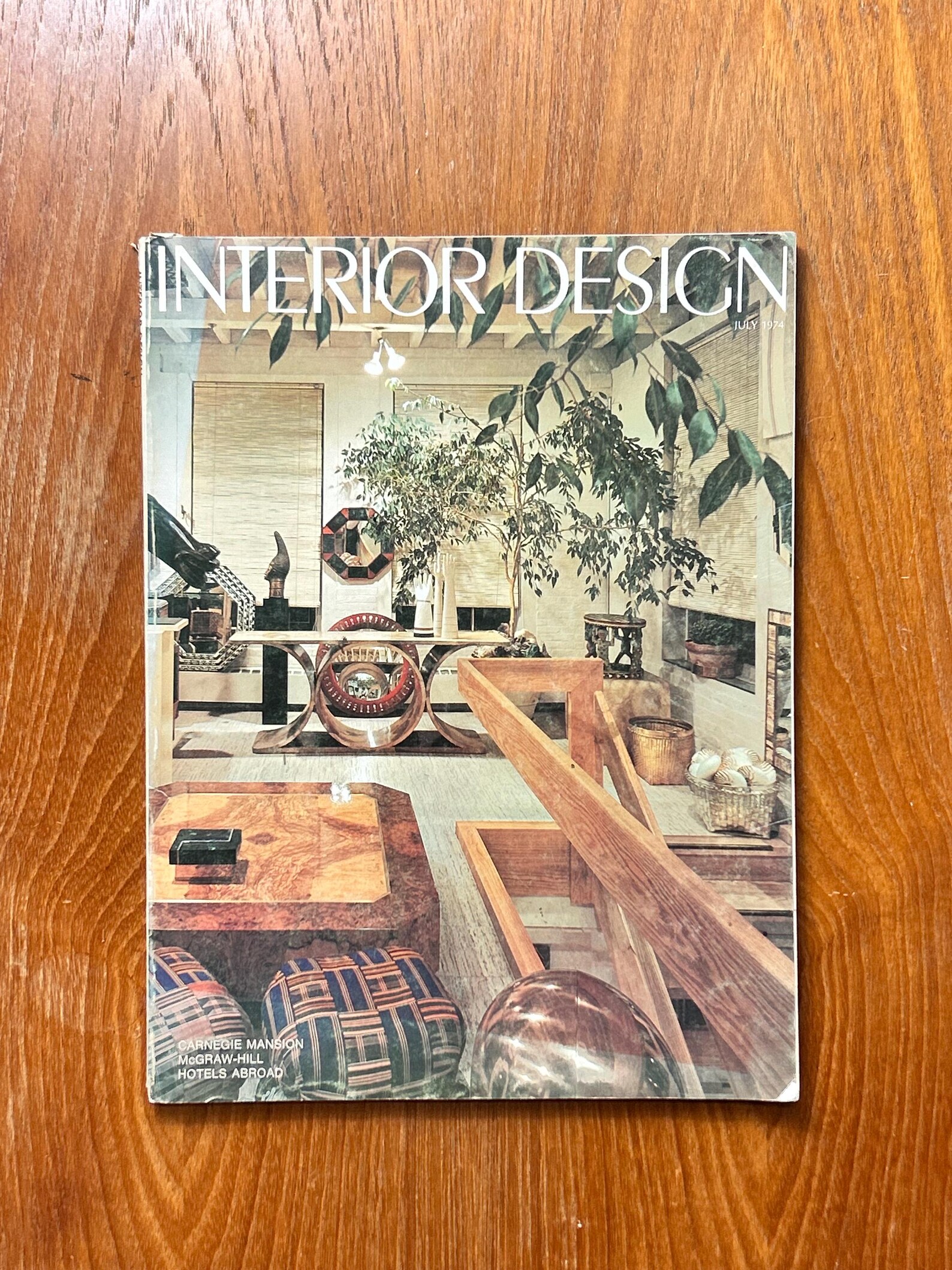 Vintage 1971 Interior Design Large Magazine. February 1971 Issue. Post ...