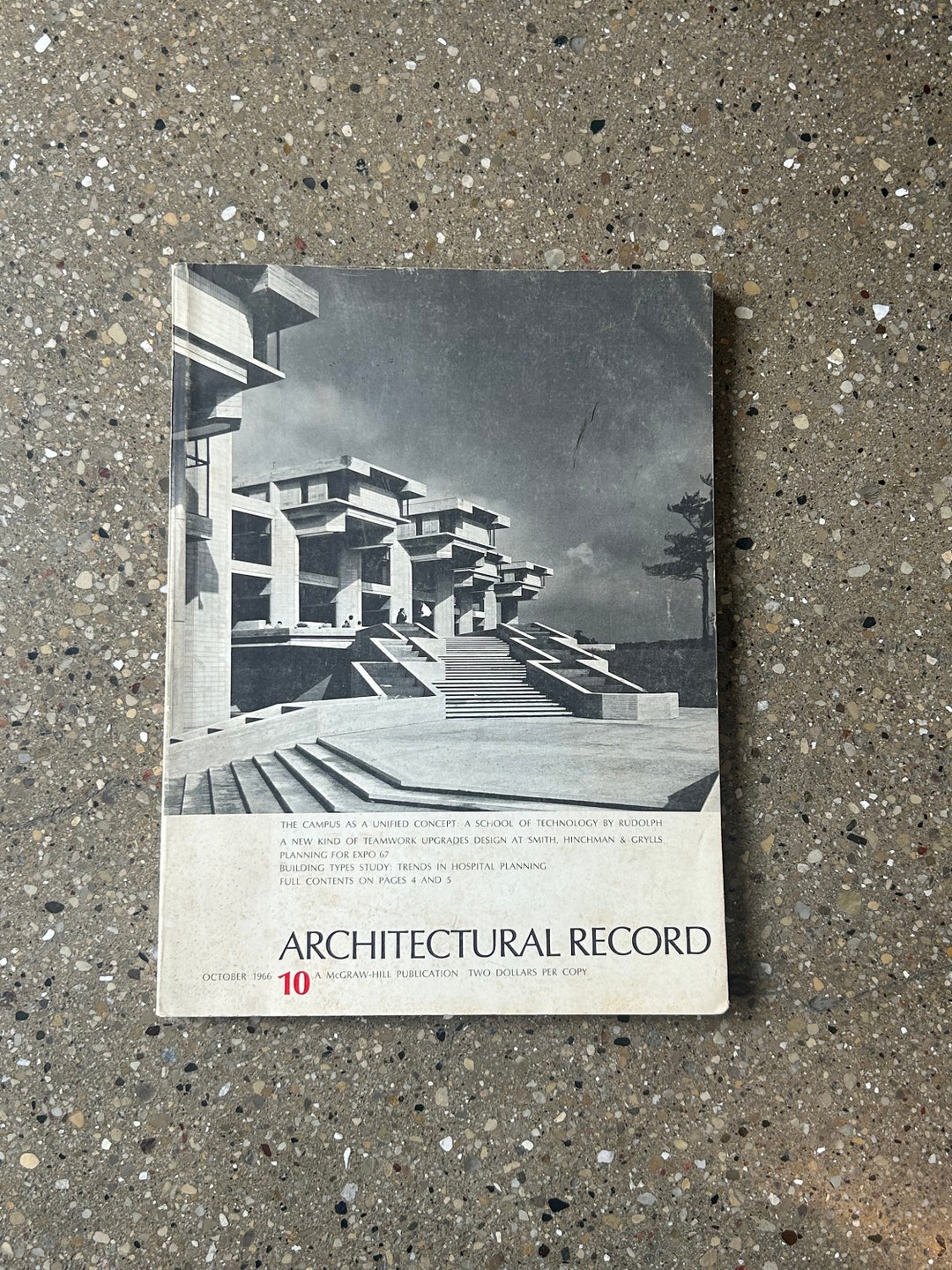 ARCHITECTURAL RECORD OCTOBER 1966 Vintage Architecture Publication ...