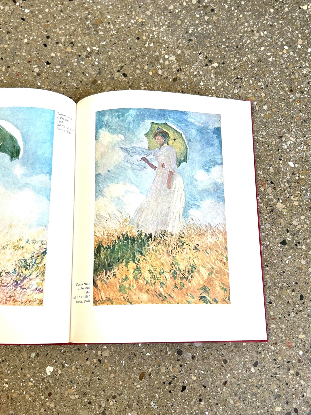 Impressionist Coffee Table Art Book Monet by Yvon Taillandier Hardcover ...