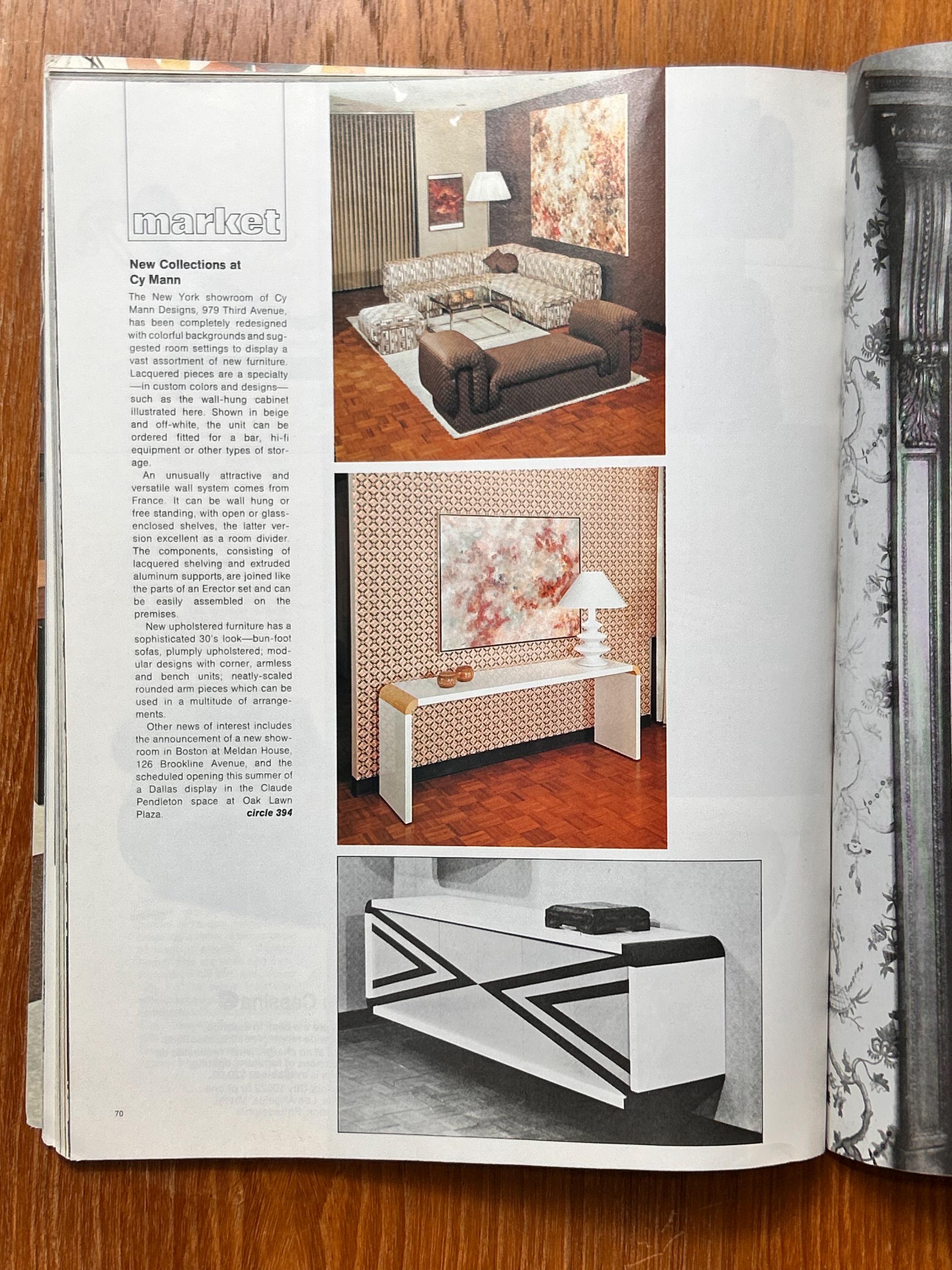 Vintage 1971 Interior Design Large Magazine. February 1971 Issue. Post ...