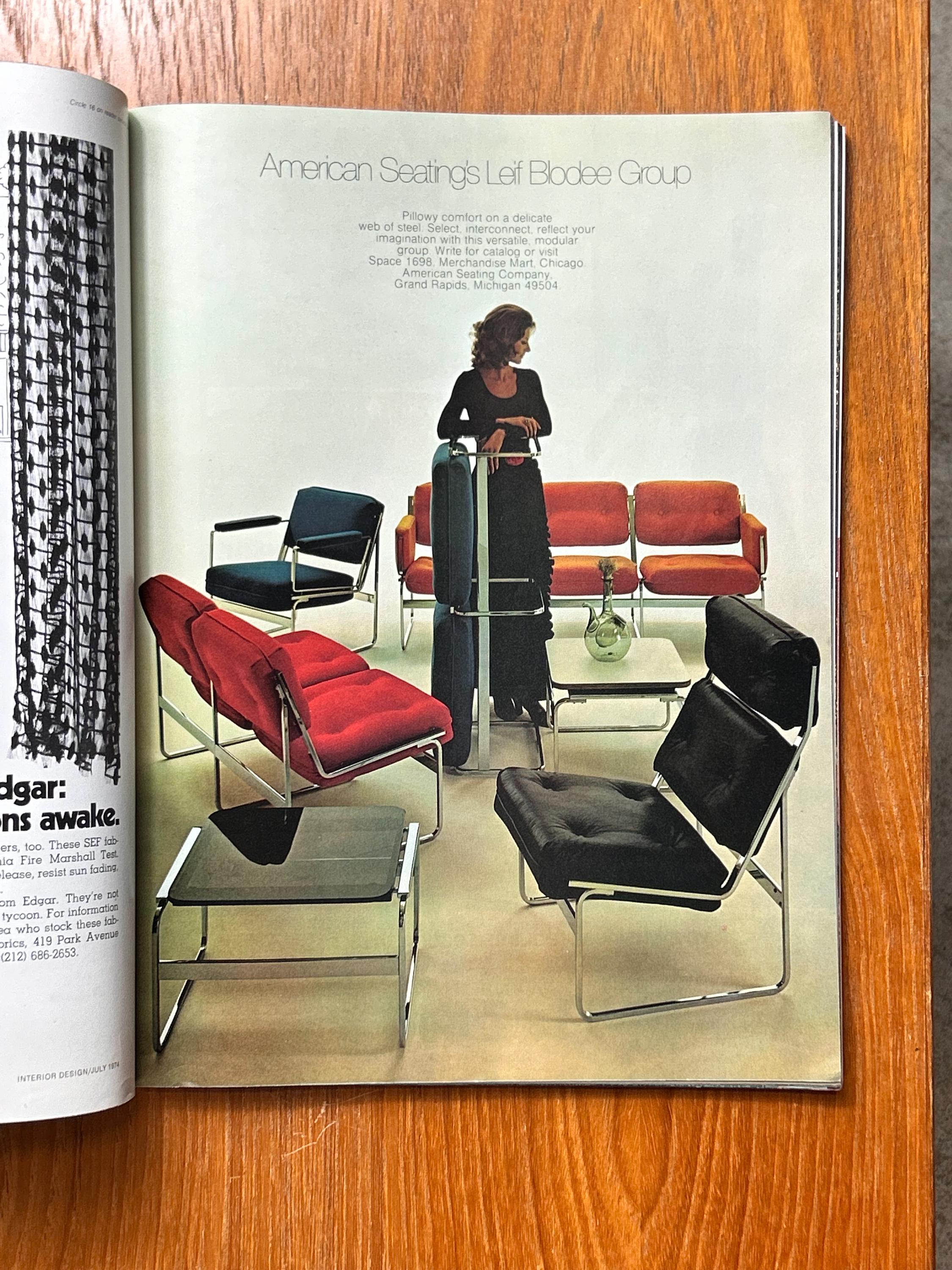 Vintage 1971 Interior Design Large Magazine. February 1971 Issue. Post ...