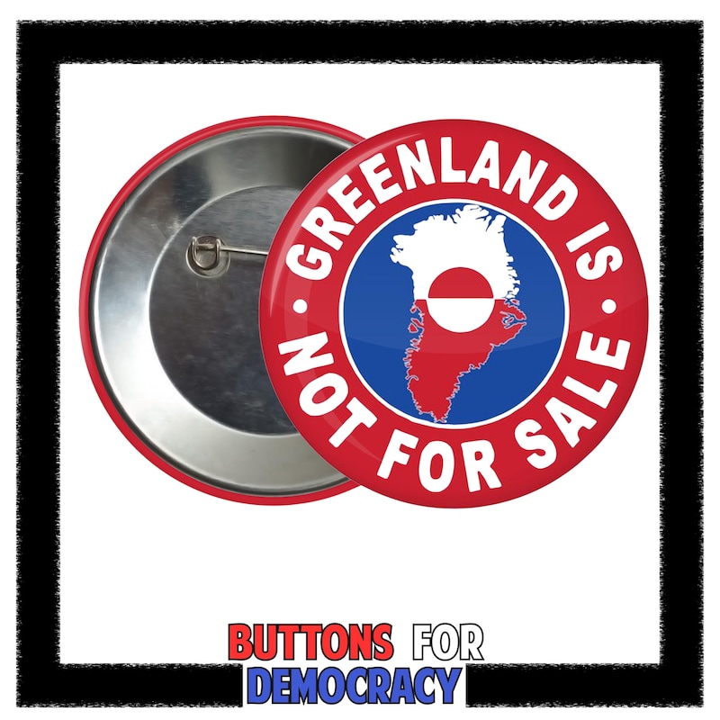 Support Greenland Pin - Etsy