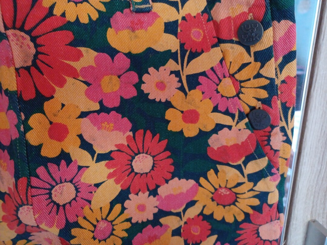 Lucy & Yak Floral Dungerees. Summer Dungerees Festival Clothes Unisex ...