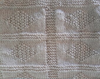 Baby Blanket Knitting Pattern- Knitting Pattern- Knitting- Baby Blanket ...