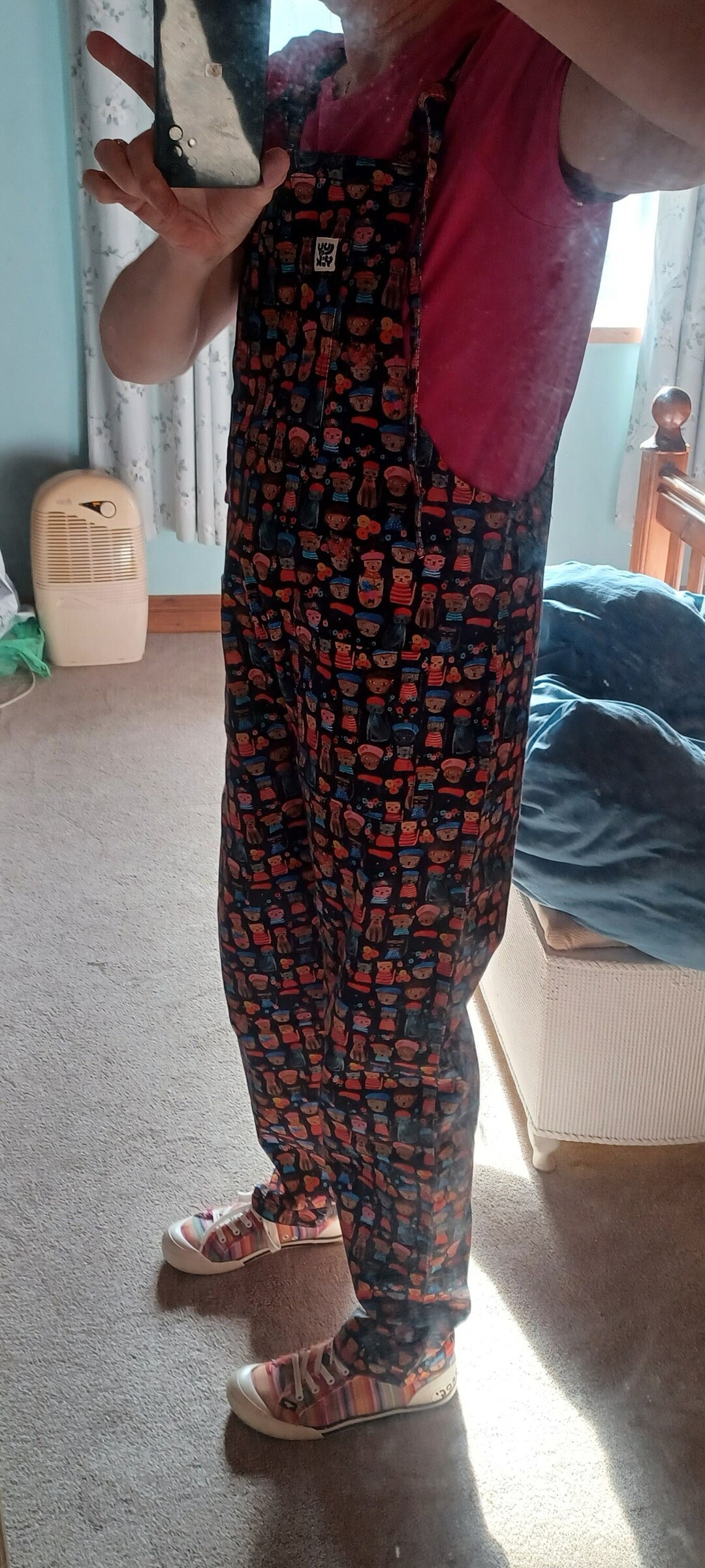 Lucy & Yak 'cats in Berets' Dungerees. Summer Dungerees Festival ...