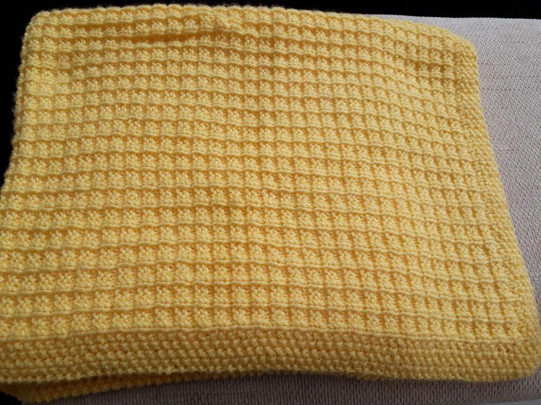 Knitting Pattern- Knitting Instrictions- Baby Blanket- Baby Cot Blanket ...