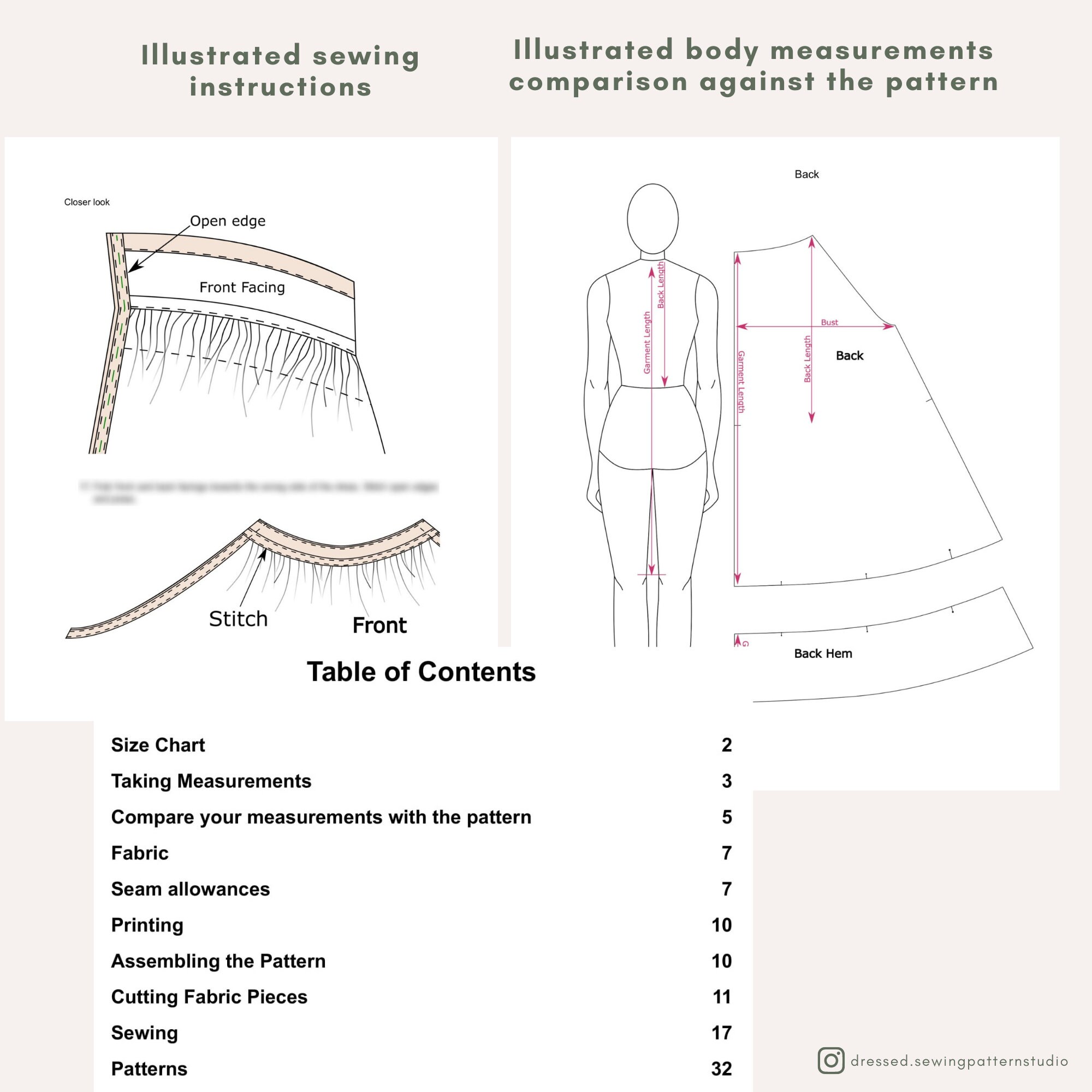Halter Neck Color Block Tent Dress PDF Sewing Pattern Sizes - Etsy