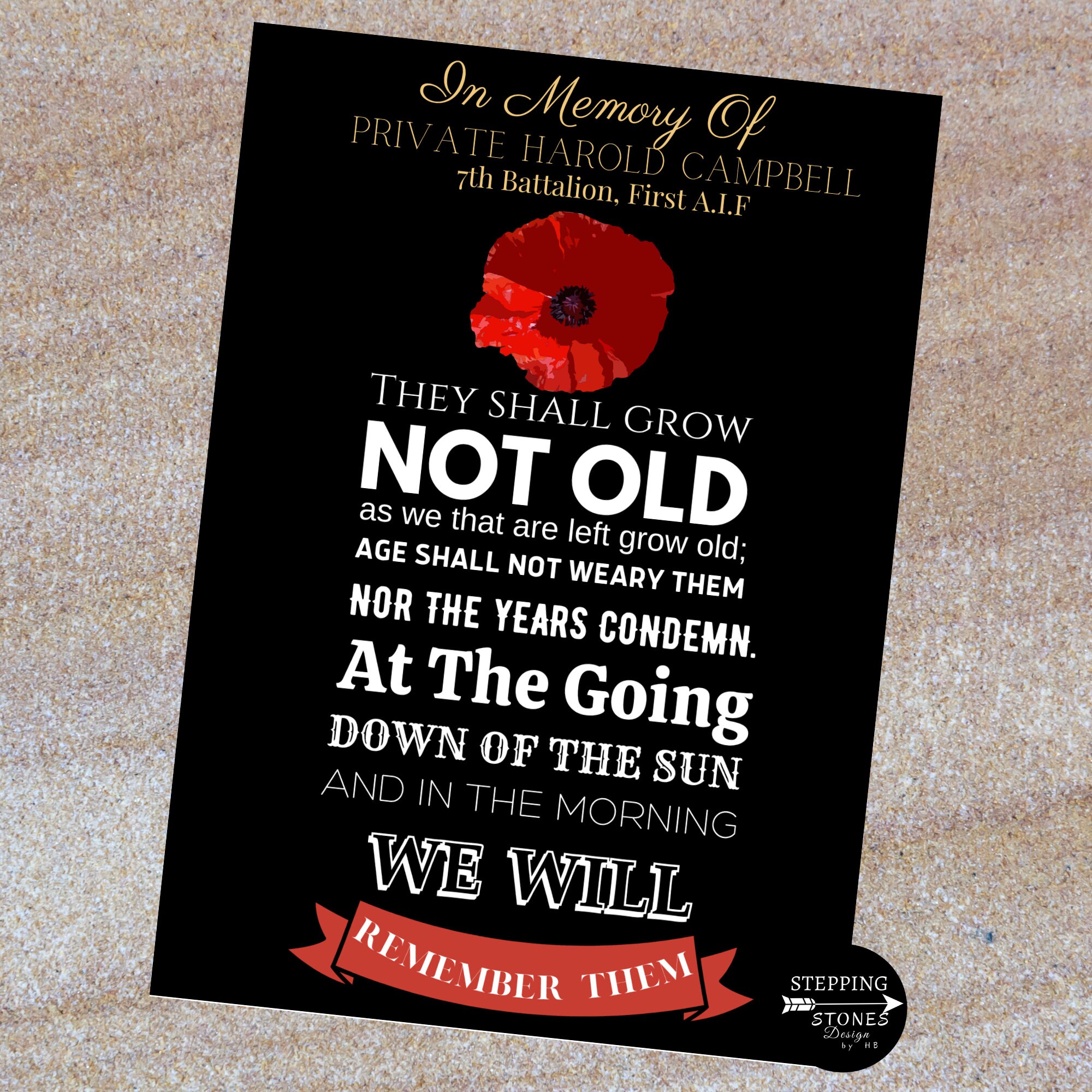 We Will Remember Them, Anzac Day 2021, Anzac Day Print, in Memory Of ...