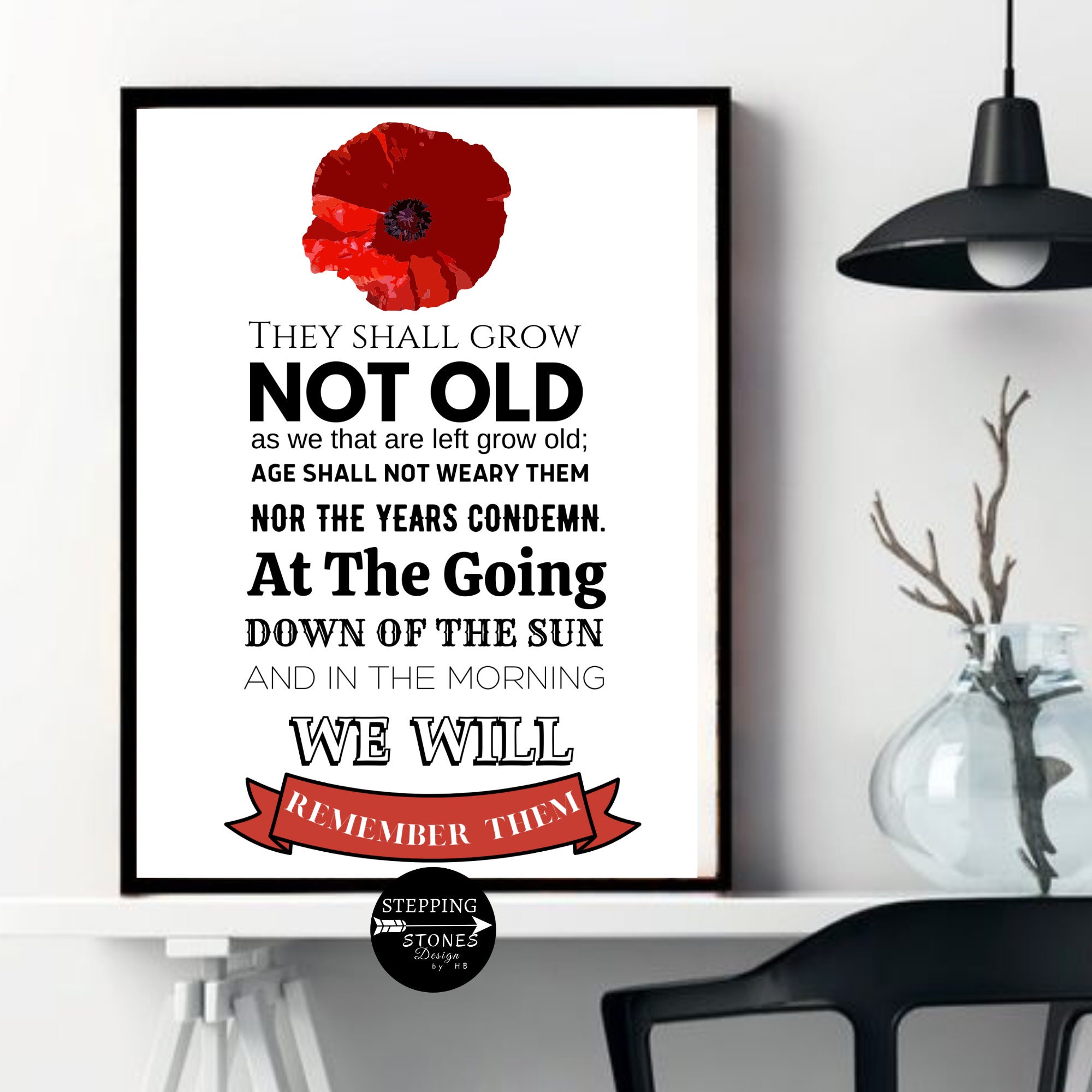 We Will Remember Them, Anzac Day 2021, Anzac Day Print, in Memory Of ...
